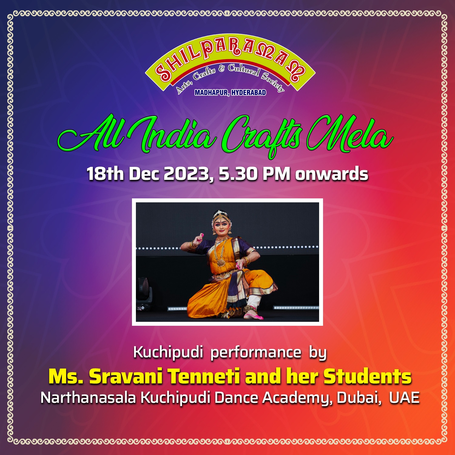 Upcoming Celebrations – Shilparamam