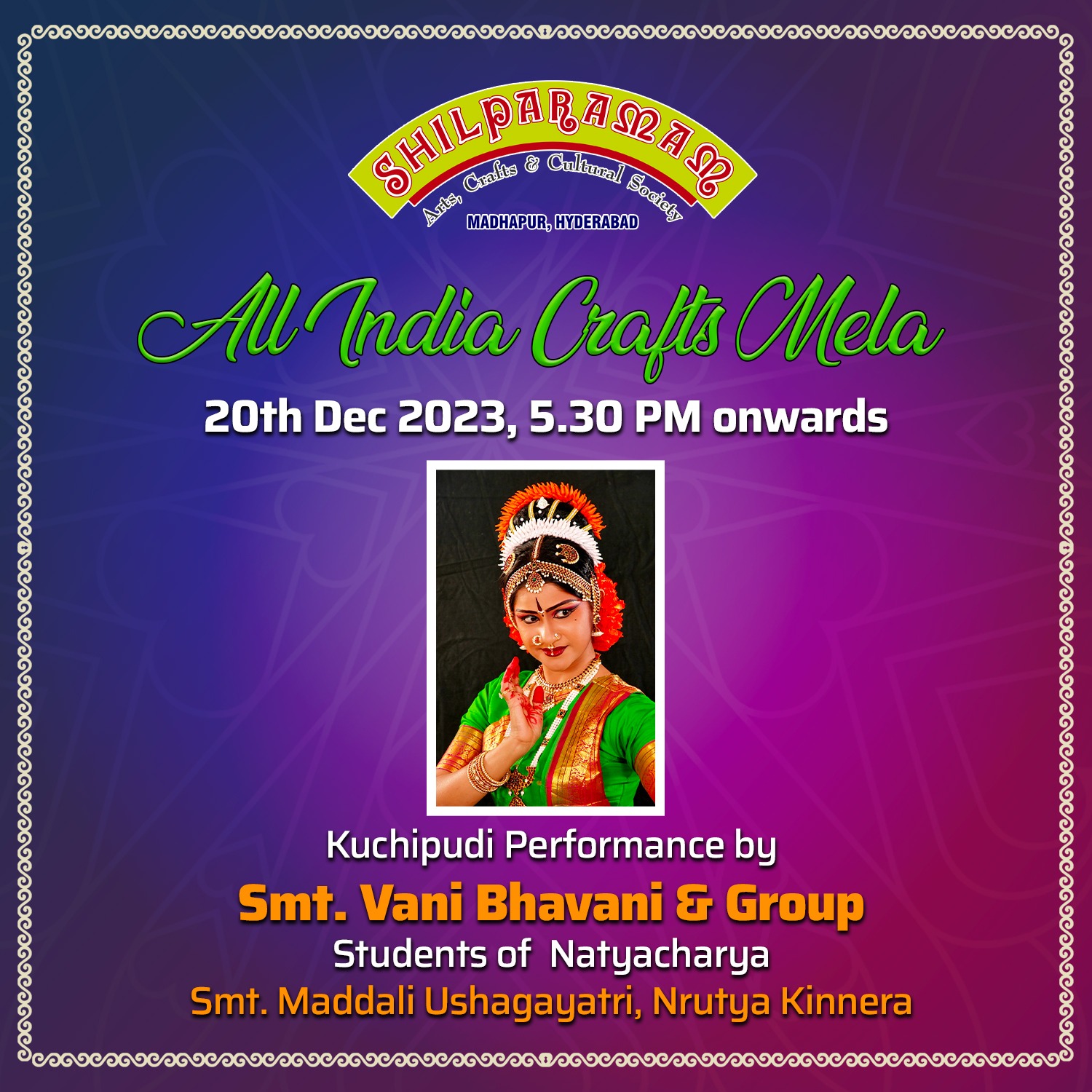 Upcoming Celebrations – Shilparamam