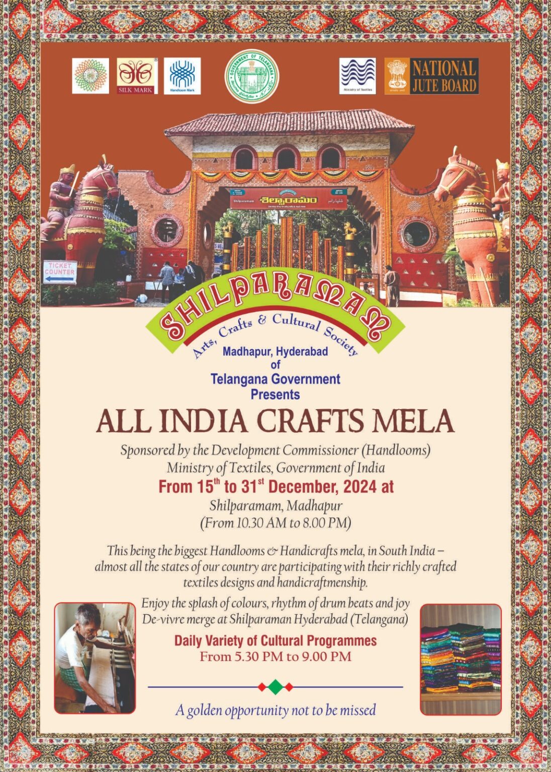 Upcoming Celebrations – Shilparamam